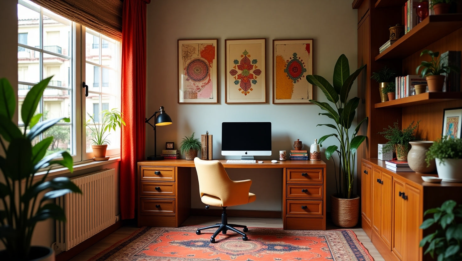 🪑 How to Set Up a Productive Home Office in Small Indian Apartments ...